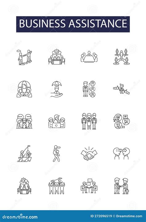 Assistance Line Icon Monochrome Simple Assistance Outlineicon For Templates Web Design And