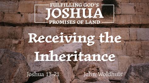 Receiving The Inheritance Wahroonga Presbyterian Church