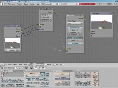 Defocus And Vectorblur Together Compositing And Post Processing