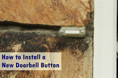 How To Replace A Doorbell Button A Fast And Easy Diy Project Pegues