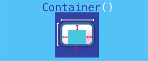 Le Widget Container Dans Flutter Apcpedagogie
