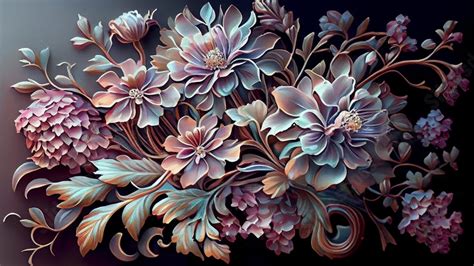 무료 꽃 작은 청신하다 아름다운 문학 예술 녹색 자연 Ppt 배경 Slidesdocs