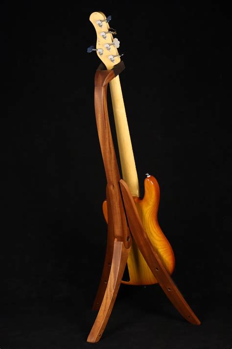 Sapele Bass Guitar Stand Sgstands