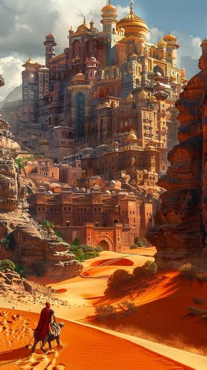 Fantasy Desert City Art