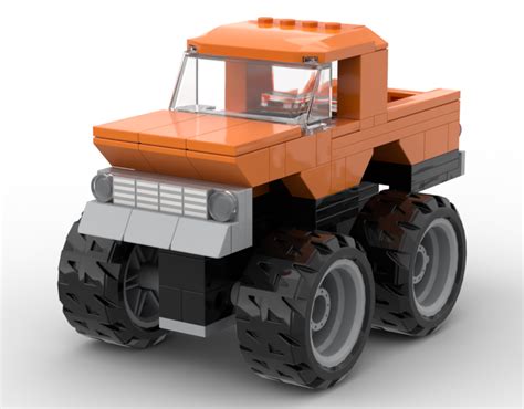Lego Moc Monster Chevy By Ebbuilds Rebrickable Build With Lego