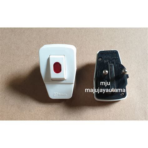 Jual Steker Saklar Broco Lampu Putih Steker Switch Arde Shopee