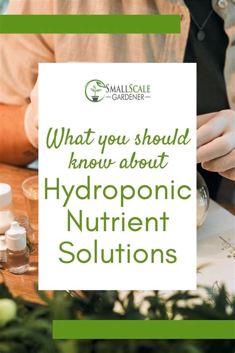 Hydroponic Nutrient Solutions Complete Guide Small Scale Gardener Hydroponic Nutrient