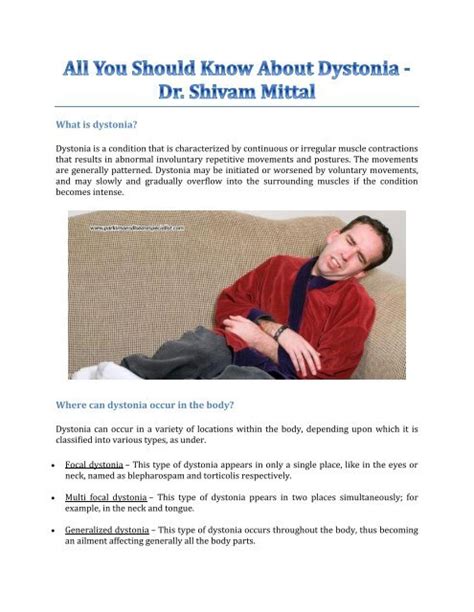Generalized Dystonia