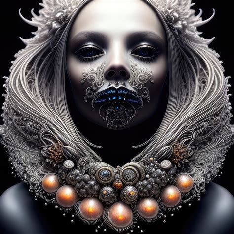 Fondo Negro Obra Maestra Mujer Generativo Ai Foto Premium