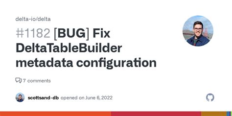 Bug Fix Deltatablebuilder Metadata Configuration · Issue 1182