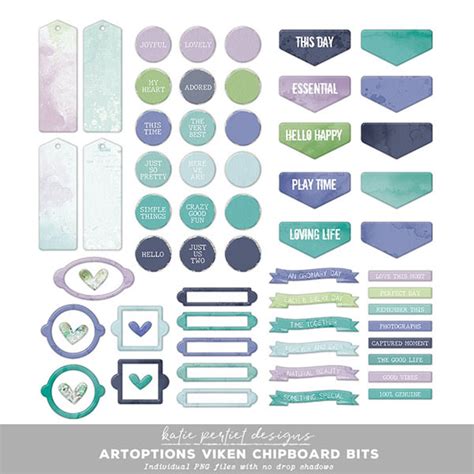 Artoptions Viken Chipboard Bits Digital Art