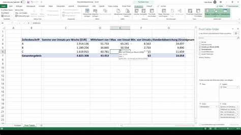 Calcolo Dei Dati In Tabelle Pivot Di Excel