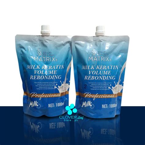 Matrix Milk Keratin Volume Rebonding Set 1 And 2 X 1000ml Lazada Ph
