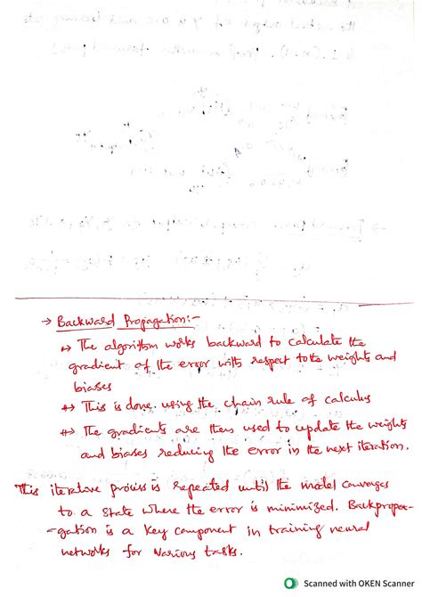 Solution Machine Learning Backpropagation Algorithm And Examples Notes