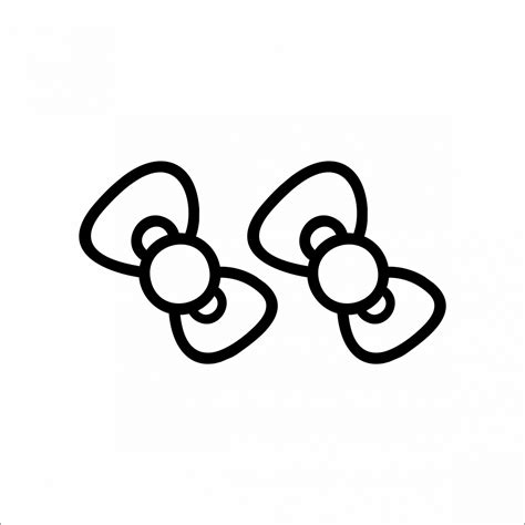 Sticker Hello Kitty Bow