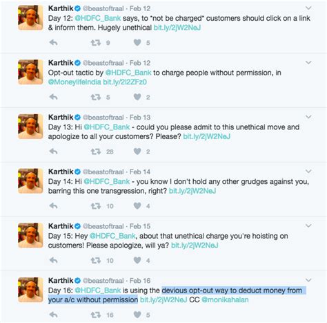 HDFC Bank Charges Customers Without Consent Receives Backlash On Social Media