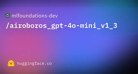 Mlfoundations Dev Airoboros Gpt O Mini V Datasets At Hugging Face