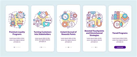 Loyalty Program Tendencies Onboarding Mobile App Page Screen 3485203
