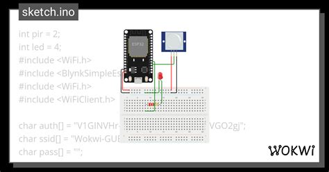 Coba Pir Wokwi Esp32 Stm32 Arduino Simulator