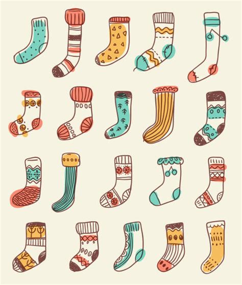 Chaussette Montante Vectoriels Et Illustrations Libres De Droits Istock