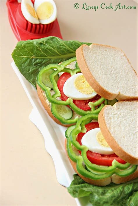 Boiled Egg Sandwich ~ Lincys Cook Art