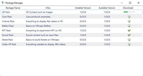 Package Manager Inmind Vr Knowledge Base
