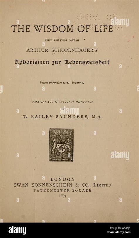 Schopenhauers Fotos und Bildmaterial in hoher Auflösung Alamy
