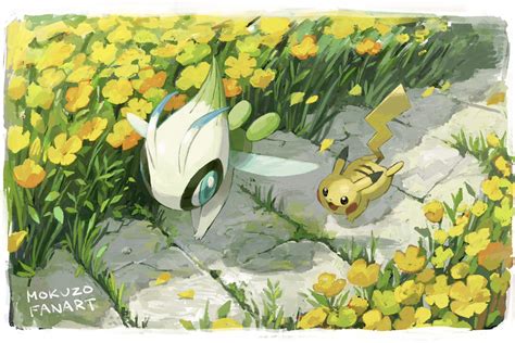 Pikachu Celebi Pokedex Pok Mon