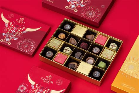 【全台】開啟新春之旅！godiva「新年限量禮盒」以生肖牛為靈感，金色、紅色象徵富貴吉祥！與牛年巧克力回家團圓！ Yummyday美味日子