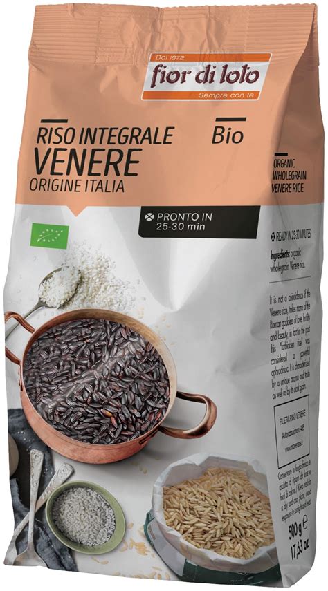 Riso Venere integrale FIOR DI LOTO Agricoltura biologica NaturaSì