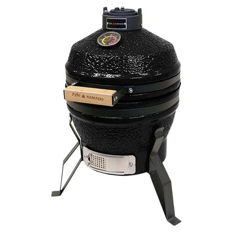 Kamado Grilis Zyle 33 Cm Mini Zy13ksblbbq2 Juodas Houstera