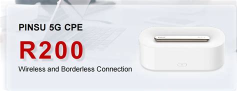 Pinsu R200 5g Mobile Router แบบพกพาไร้สาย Wifi พร้อม Rj45 5g Cpe Wifi Router