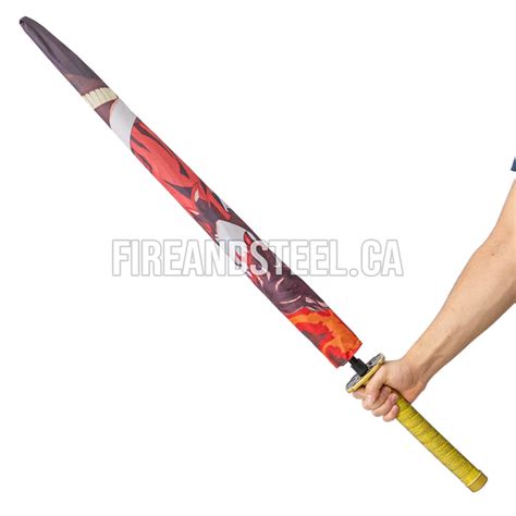 Yoriichi Nichirin Umbrella Demon Slayer Yoriichi Tsugikunis Red