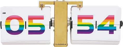 Cloudnola Rainbow Numbers Flip Clock Battery Philippines Ubuy