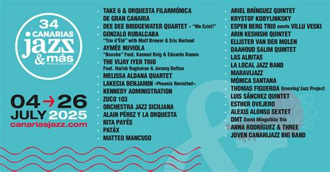 El Festival Internacional Canarias Jazz And Más 2025 Desvela Su Cartel