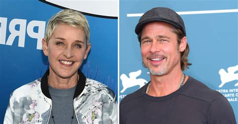 Ellen Degeneres Tells Brad Pitt She Dated One Of His Exes Video