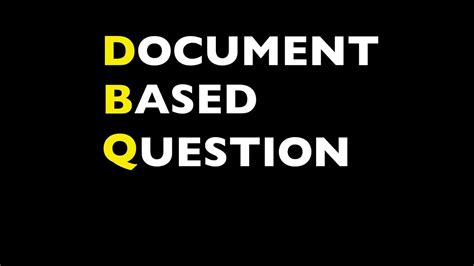 Dbq Part 3 Body Paragraphs And Conclusion Youtube