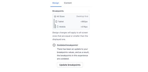 Register Custom Breakpoints Contentful