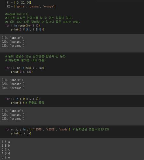 Python 반복문 for while