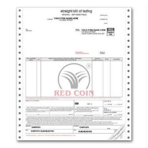 Dot Matrix Invoice Paper Packaging Type Box Packaging At Rs 800