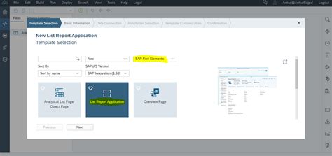 developing app with sap fiori elements list repor sap community