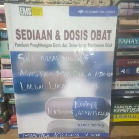 Jual Buku Sediaan Dan Dosis Obat Panduan Penghitungan Dosis Dan Dasar