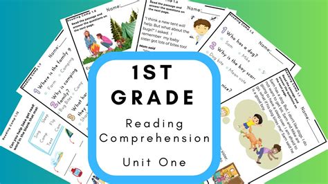 Reading Comprehension 1st Grade Summer Reading Homeschool Reading