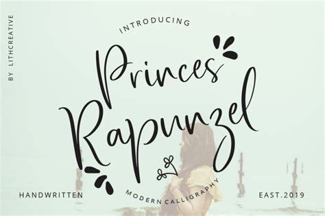 Princes Rapunzel Font Freefontdl Rapunzel Fonts Prince