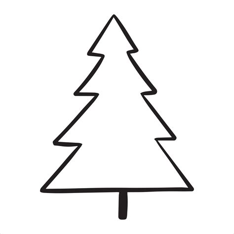 Fir Tree Drawing