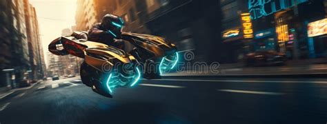 Futuristic Hoverbike Stock Illustrations 57 Futuristic Hoverbike