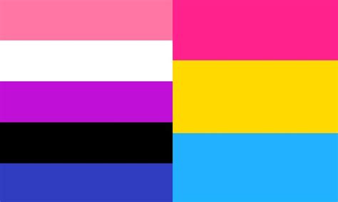 Genderfluid And Pansexual Lgbt Flag Colors Genderfluid Flag Lgbt Quotes