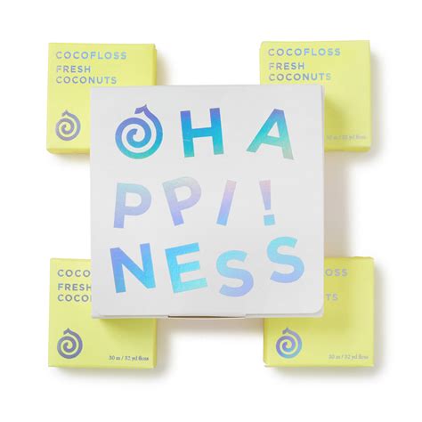 Cocofloss 4 Piece Dental Floss Set
