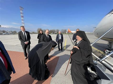 Ecumenical Patriarch Bartholomew Arrived In Sofia Bulgaria Au