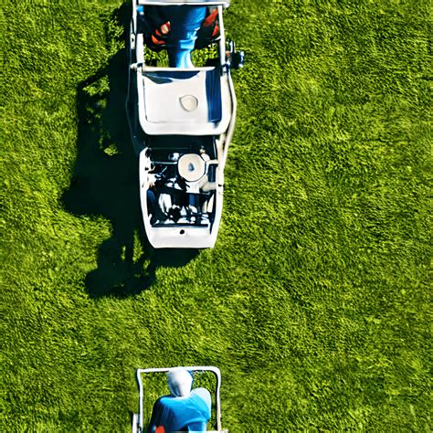 Older Male Person Mowing Grass Pattern · Creative Fabrica